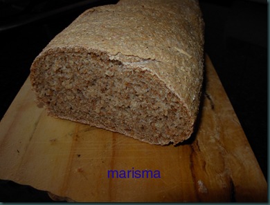 Recetas de andar por casa: Barra de pan integral